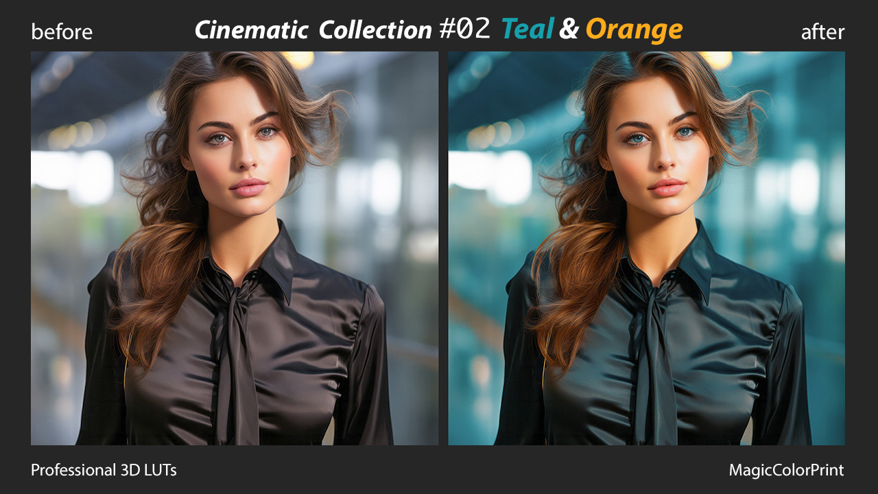 42 Cinematic Collection #02 Teal and Orange.