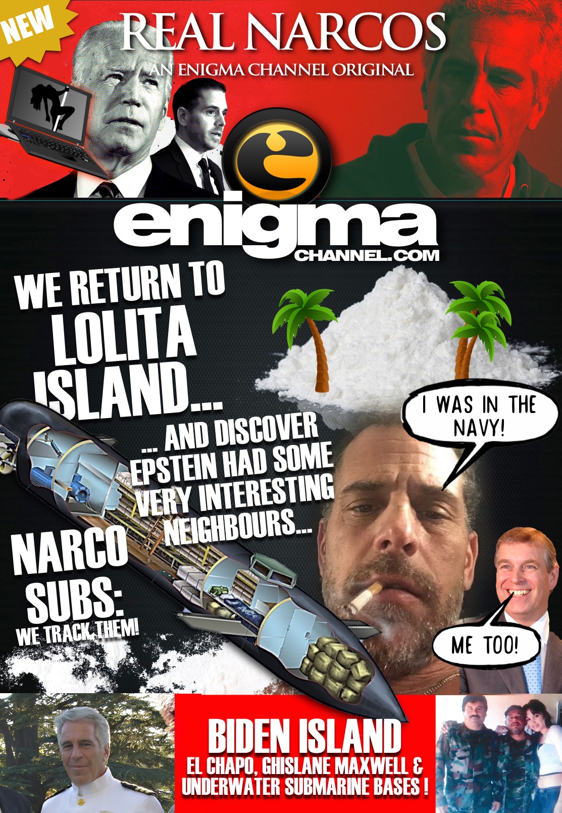 Epstein and the real narcos - Chris Everard - British author & Film maker