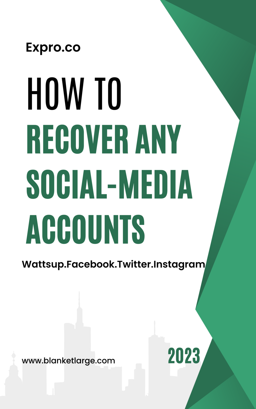 How to recover any social-media accounts