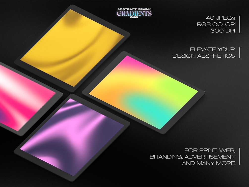 4K Abstract Grainy Gradients Pack