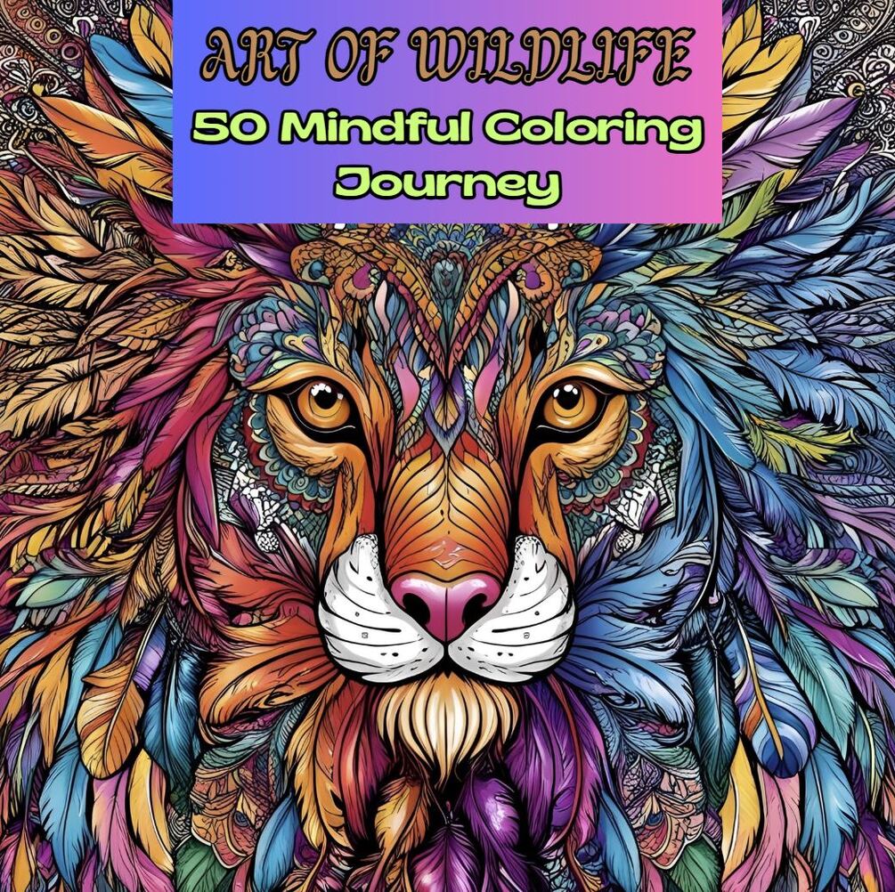 Art Of Wildlife : 50 Mindful Coloring Journey