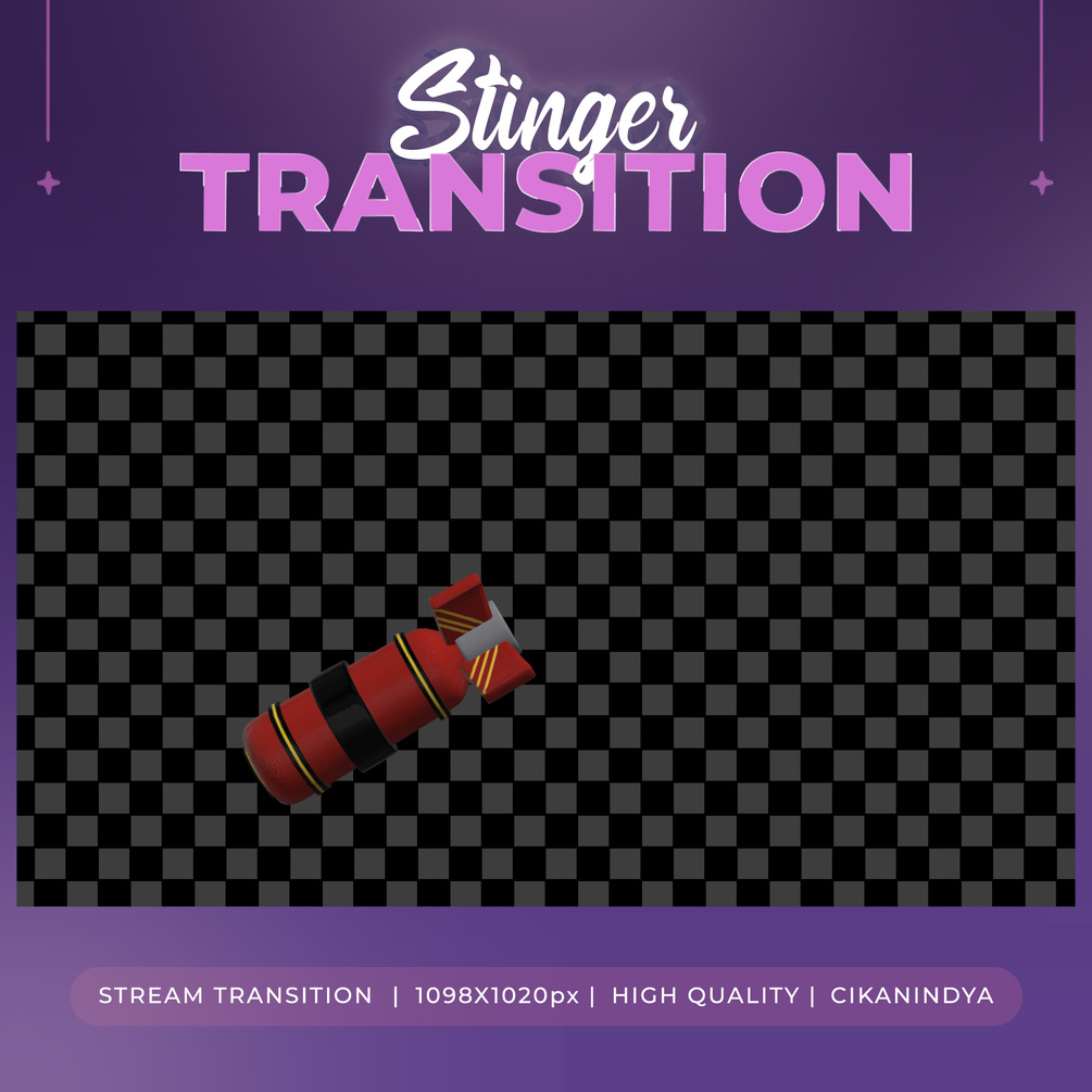 Animated Stinger Transition Blazing Inferno | Explosive Rocket FX ...