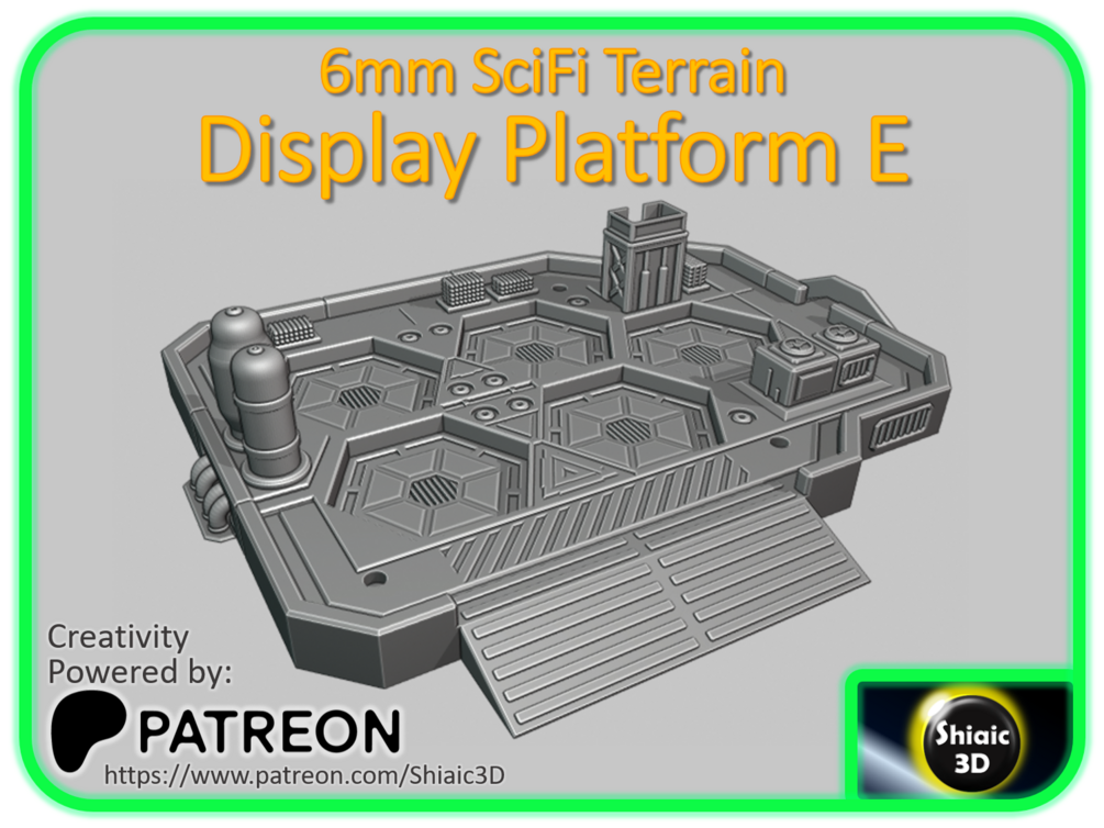 6mm SciFi - Display Platform E