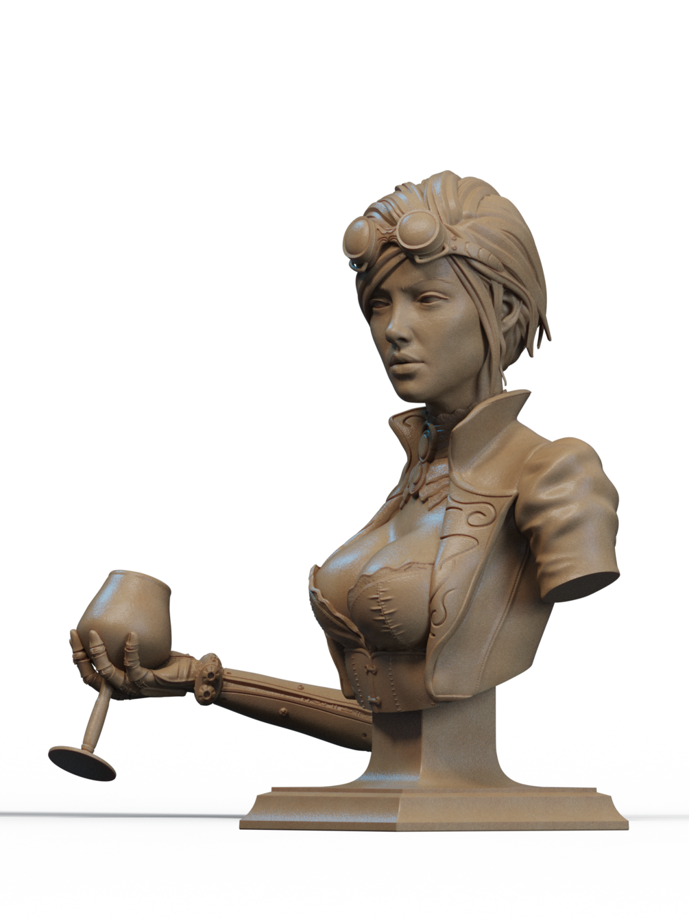Lady Mechanika Bust 3D Print