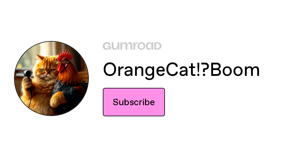 OrangeCat!?Boom