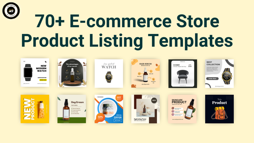 70+ E-commerce Store Product Listing Templates