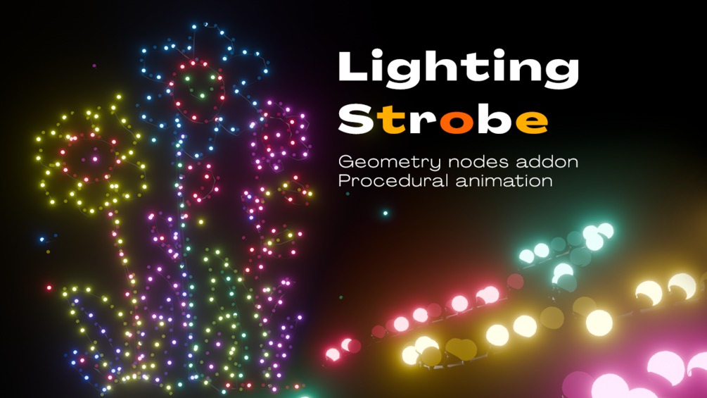 Lighting Strobe l Geometry node