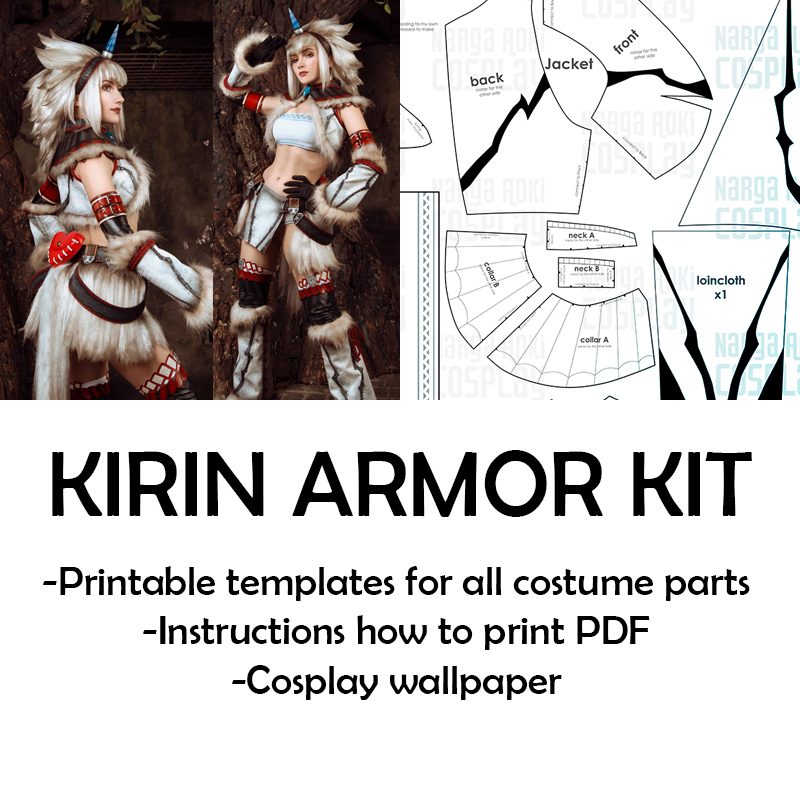 Kirin armor kit (costume patterns)