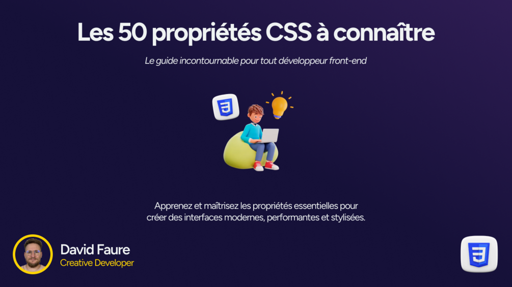 L'essentiel de CSS en 50 propriétés