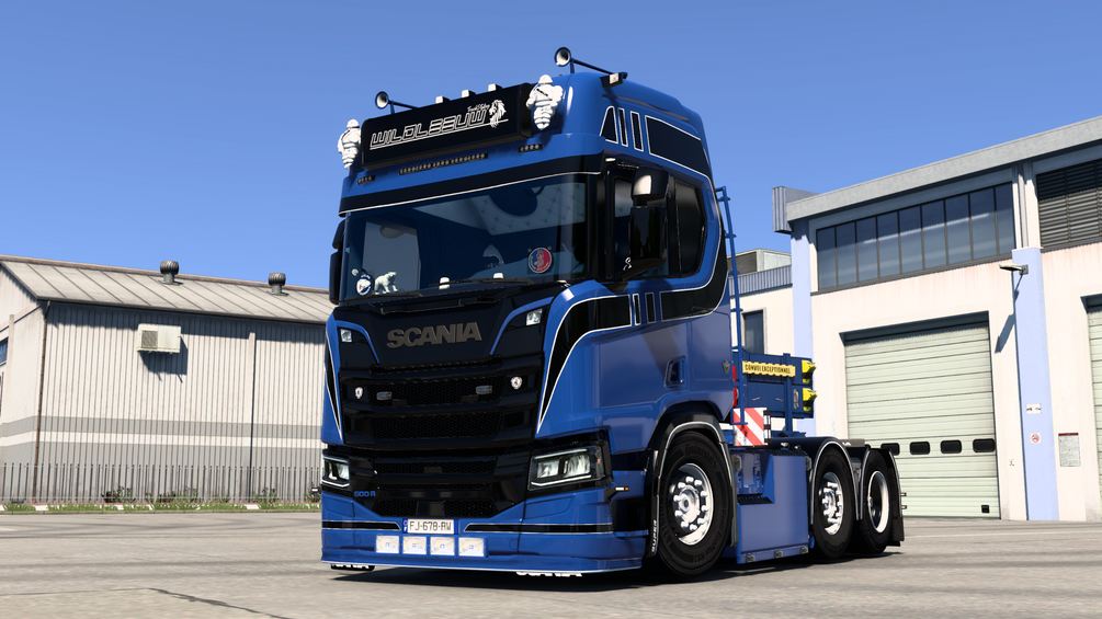 PACK Scania Blue RS low et high cab