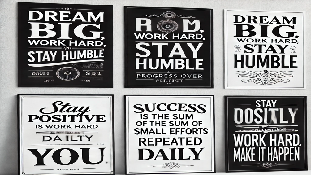 Minimalist Motivation: Printable Wall Art