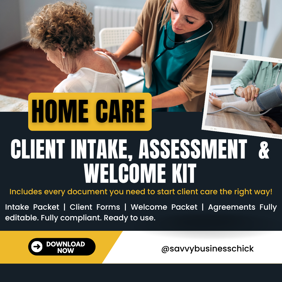 Client Intake, Assessment & Welcome Kit