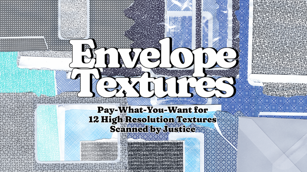 Envelope Textures with Ripped Edges - High Quality Scans