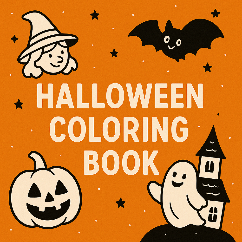 Halloween Coloring Book for Kids