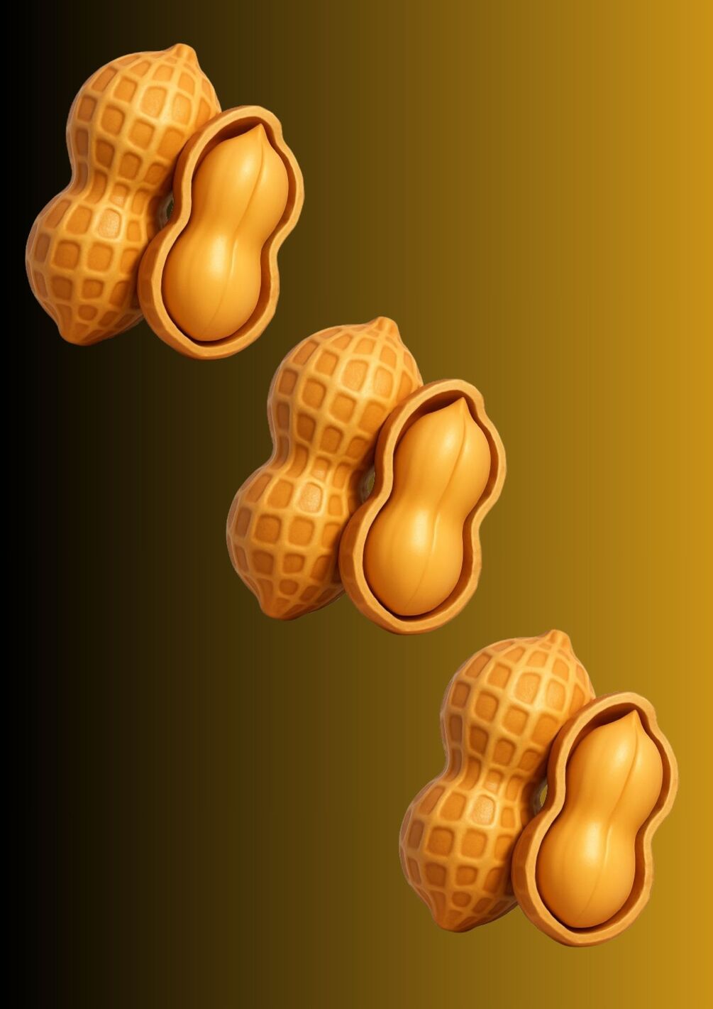 Cute Peanut-Themed Digital Notes Notebook