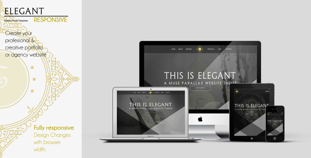 Elegant muse template