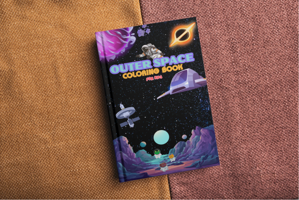Outer Space Coloring Book—fun for little explorers!