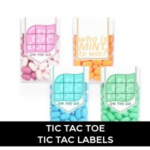Tic Tac Toe On The GO - Tic Tac Labels