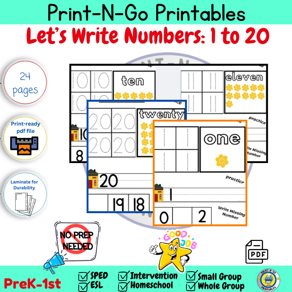 Print-N-Go Printables