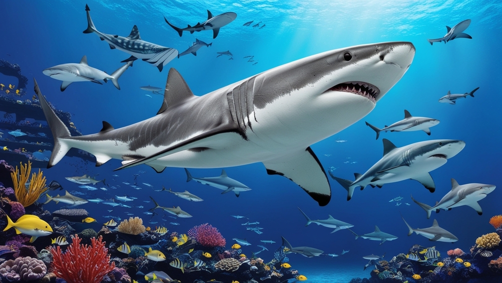 🦈 Dive Into the World of Sharks 🌊 #SharkWeek #OceanLife