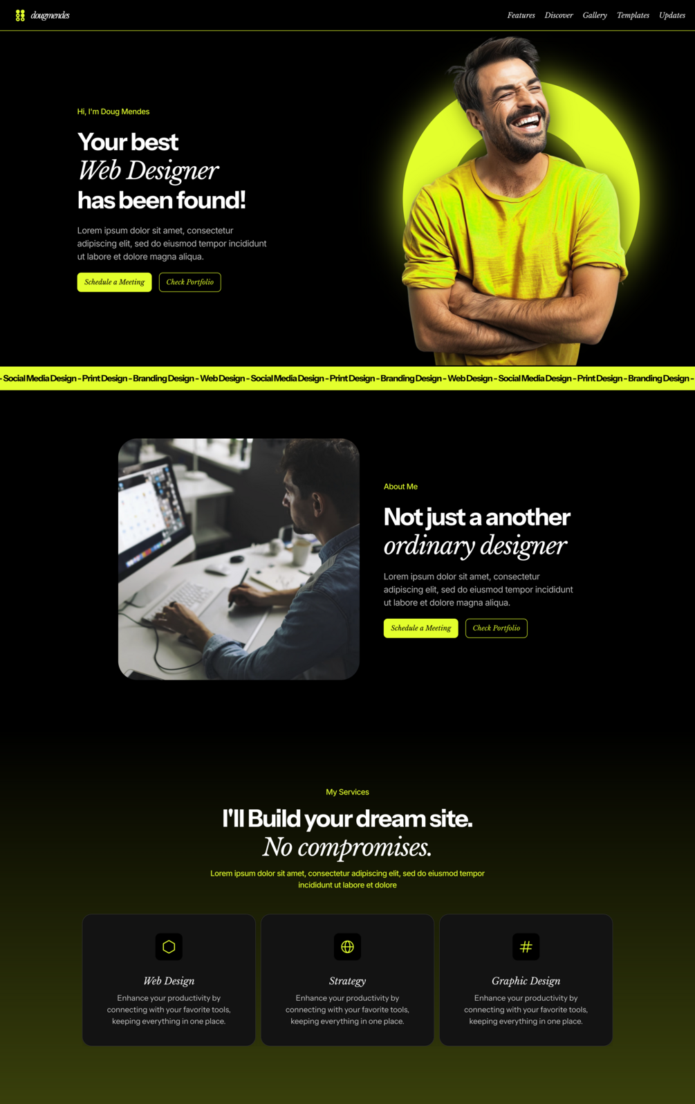 Personal Portfolio Easy (Framer)