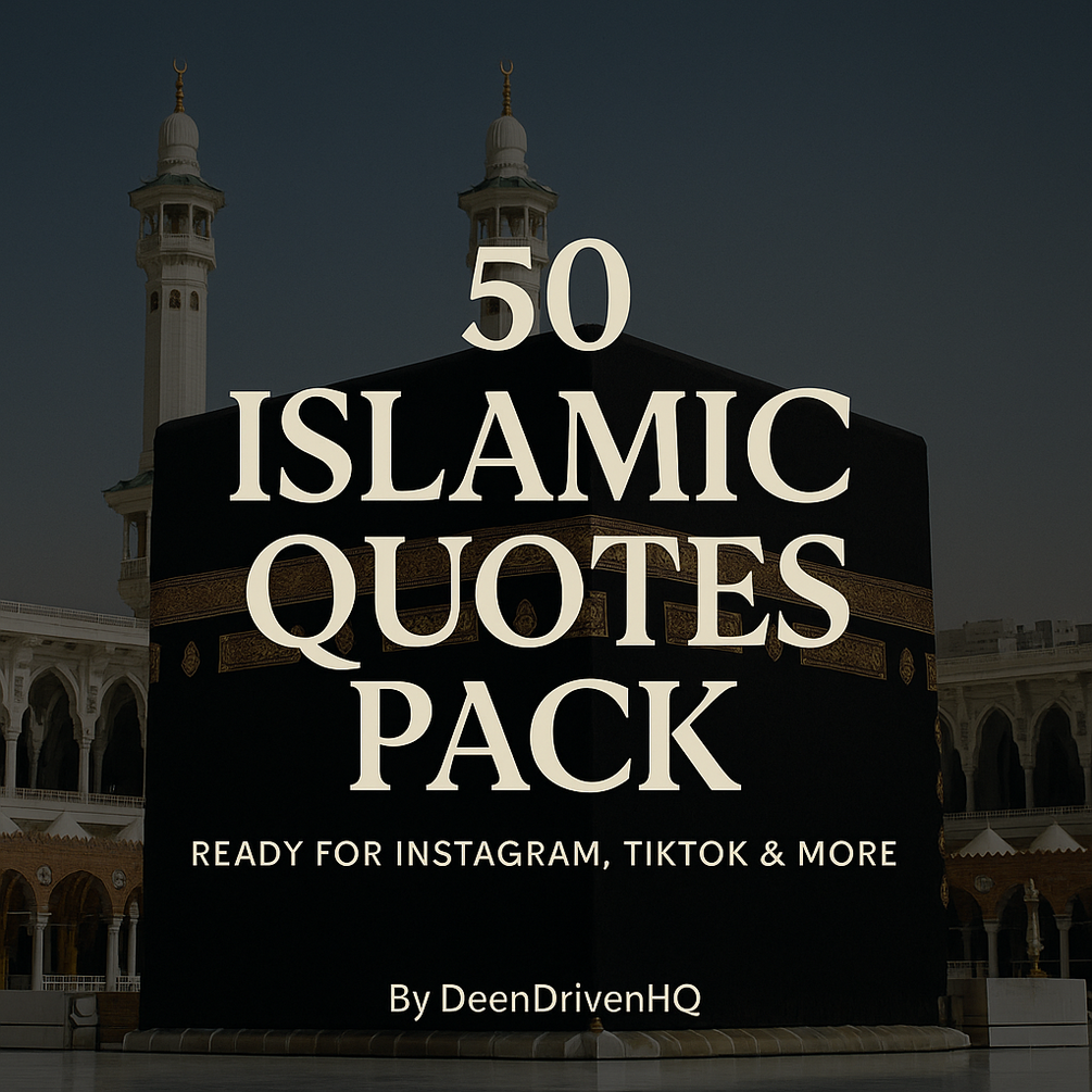 50 Beautiful Islamic Quote Designs for Social Media & Personal Use