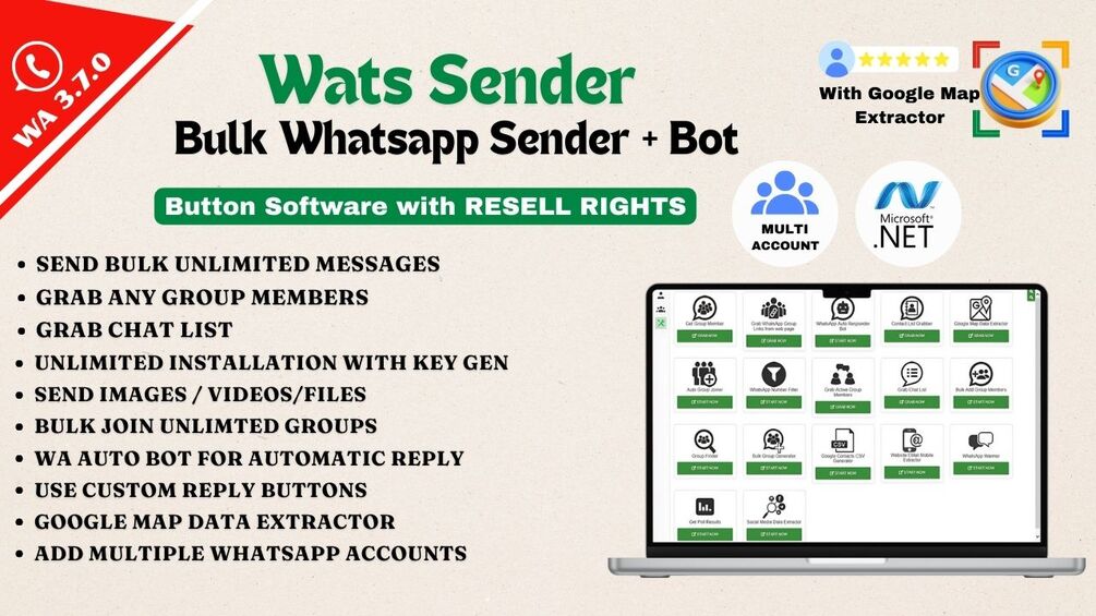 WaSender Bulk WhatsApp Sender + Group Sender + WhatsApp Auto Reply Bot ...