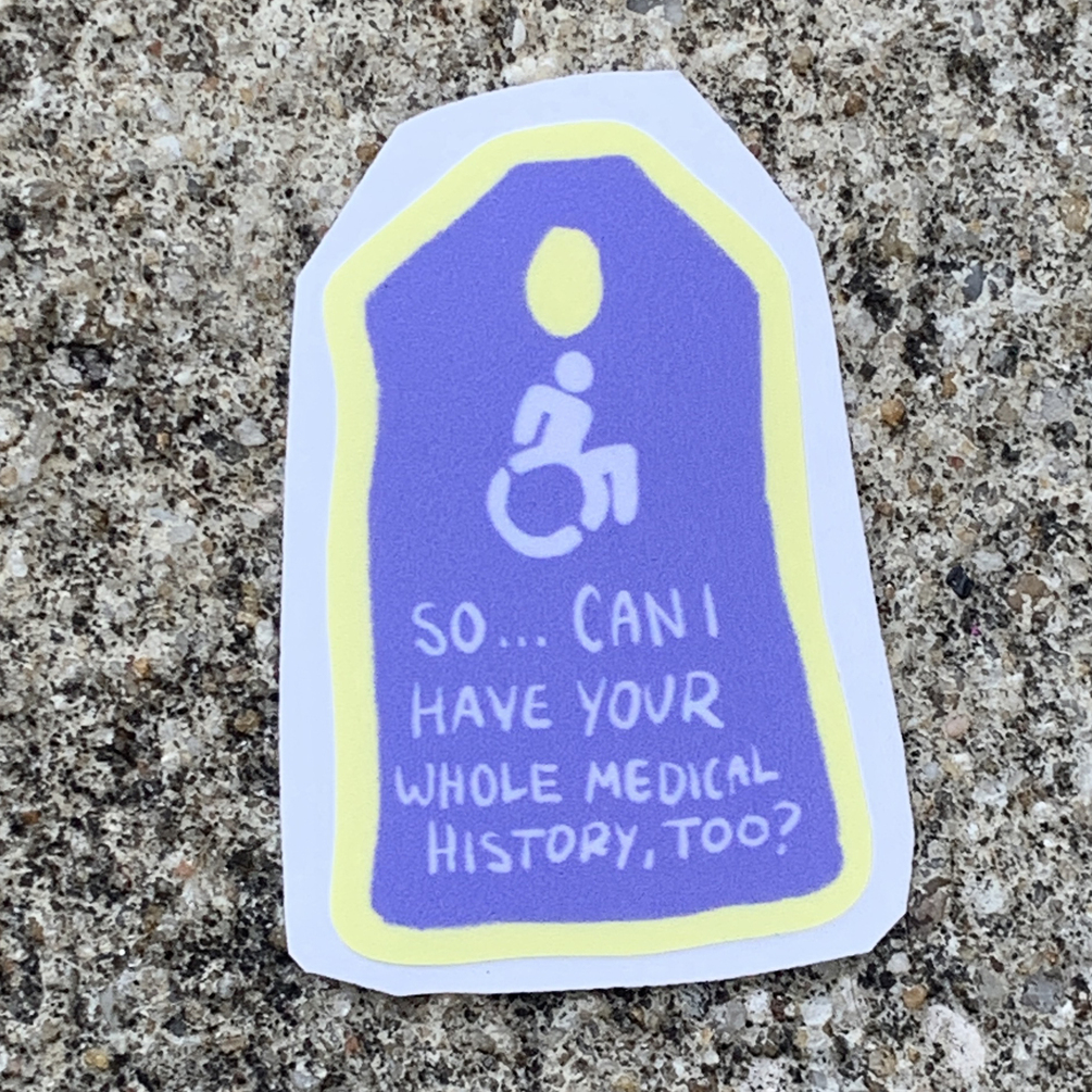 Can I Have Your Medical History Stickers