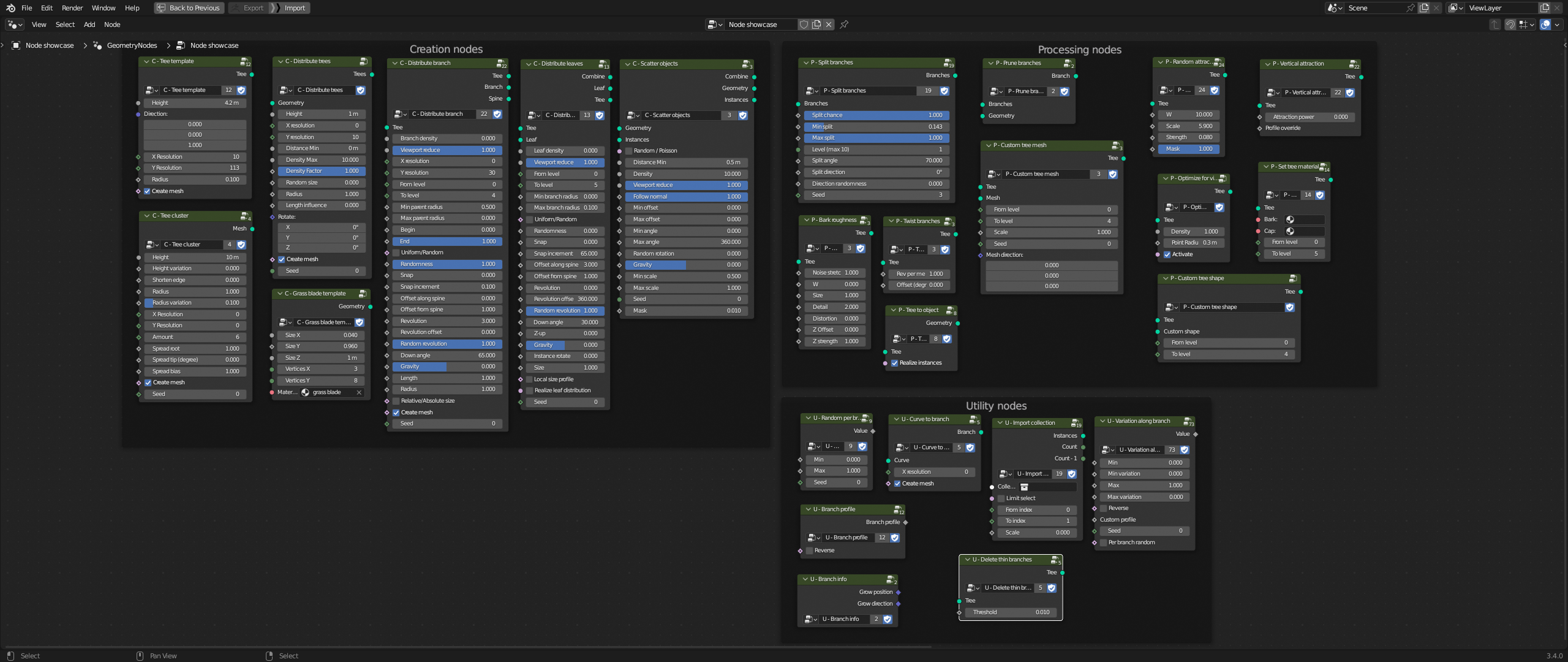 Lance's Tree Generator (Blender 3.4)