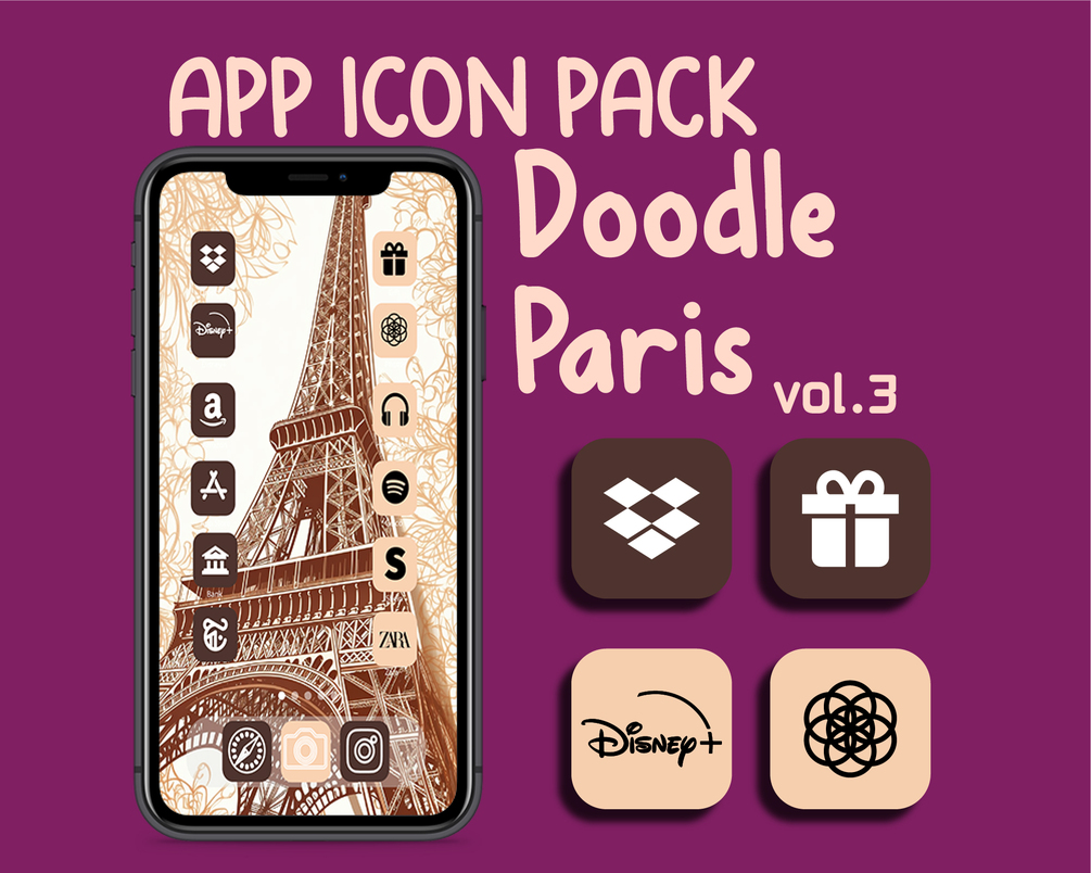 Aesthetic App Icons IPhone IOS Theme Phone Icons Icons Bundle IOs 