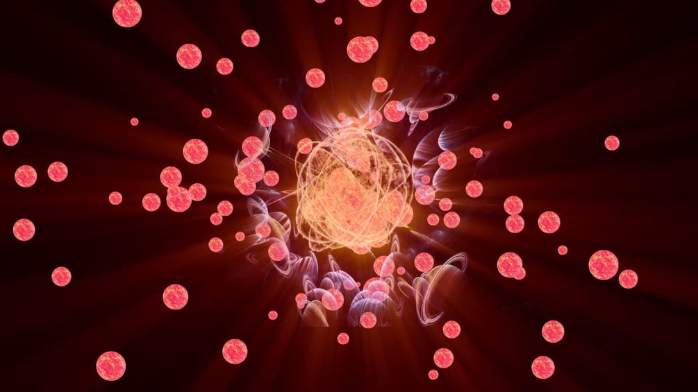 Planets1 – 3-Minute Ping-Pong Loop Visual with Planet Particles (HD)