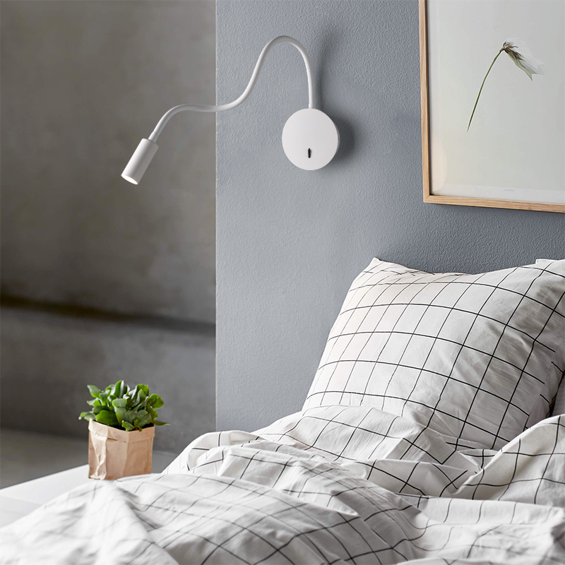 Bedside reader with usb charger