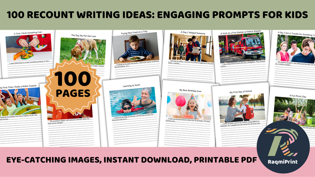 100 Recount Writing Ideas: Engaging Prompts for Kids | Fun & Structured ...