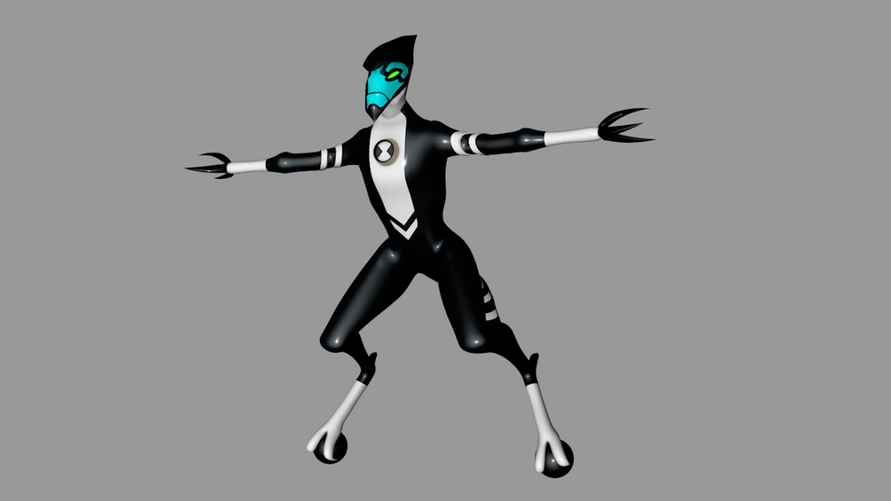 Xlr8 Ben 10K Classic 3d Model