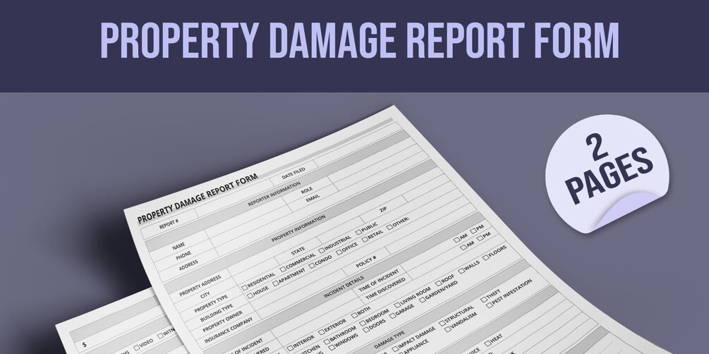 Property Damage Report Form