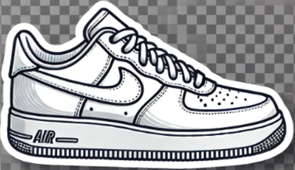 Classic Air Force 1 Vibes Sticker