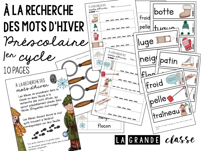 Atelier français d'hiver : À la recherche des mots d'hiver