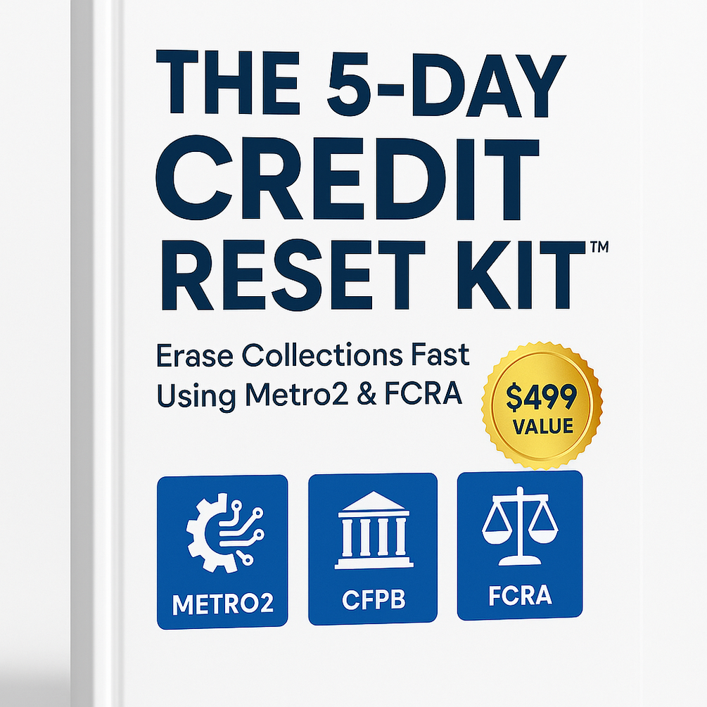 5‑Day Credit Reset Kit