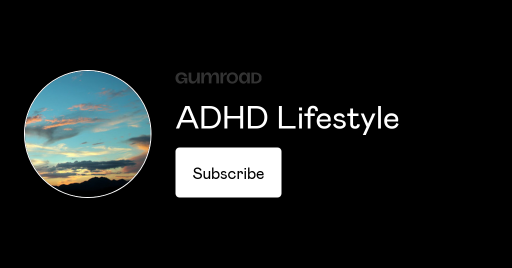 ADHD Lifestyle