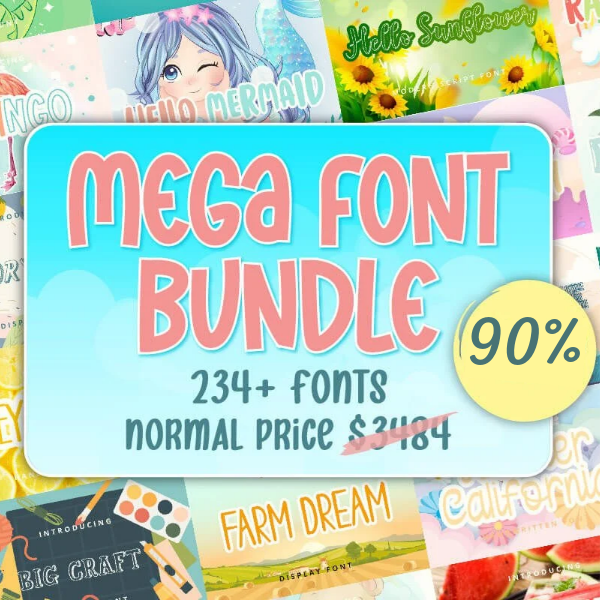 +234 Mega Font Bundle