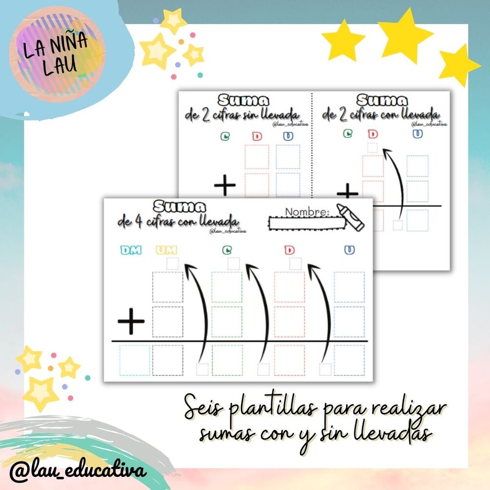 Plantillas para sumar