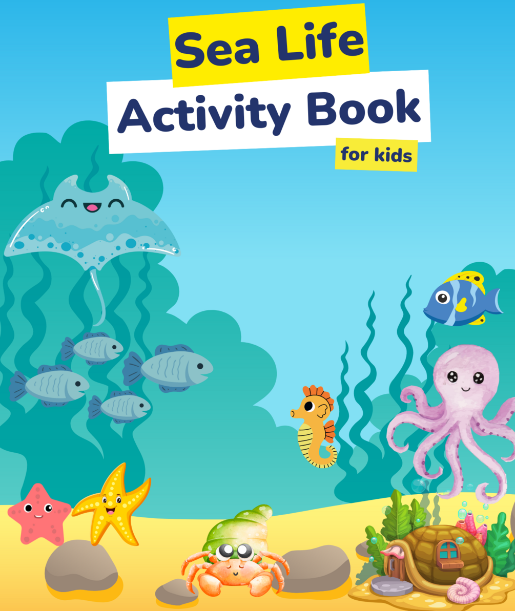 Sea Life Activity book for kids