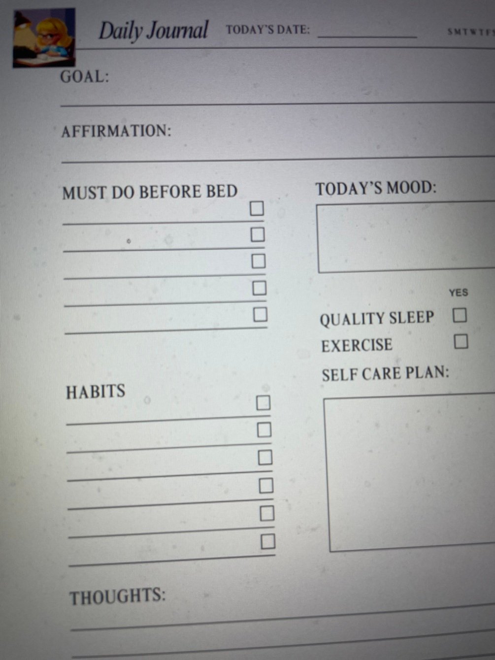 Daily Clarity Journal – Your Intentional Living Companion