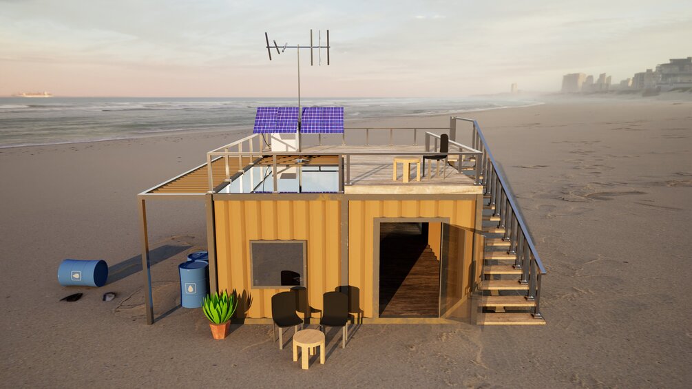 Container whole setup