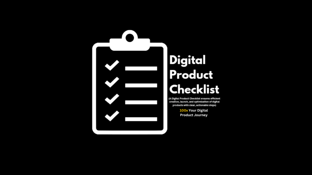 Digital Product Sales Checklist Guide
