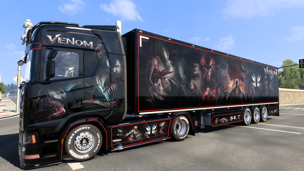 Scania S 2016 & Box Trailer - VENOM