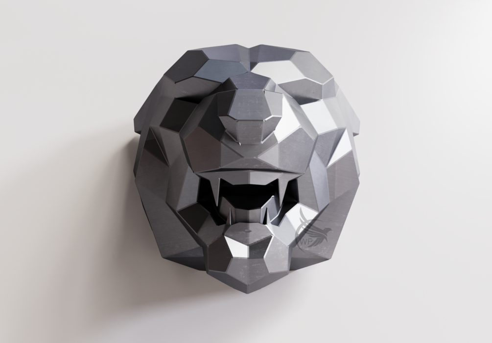 Metal Tiger Circuit for metal assembly. Pattern Tiger metal sculptures ...