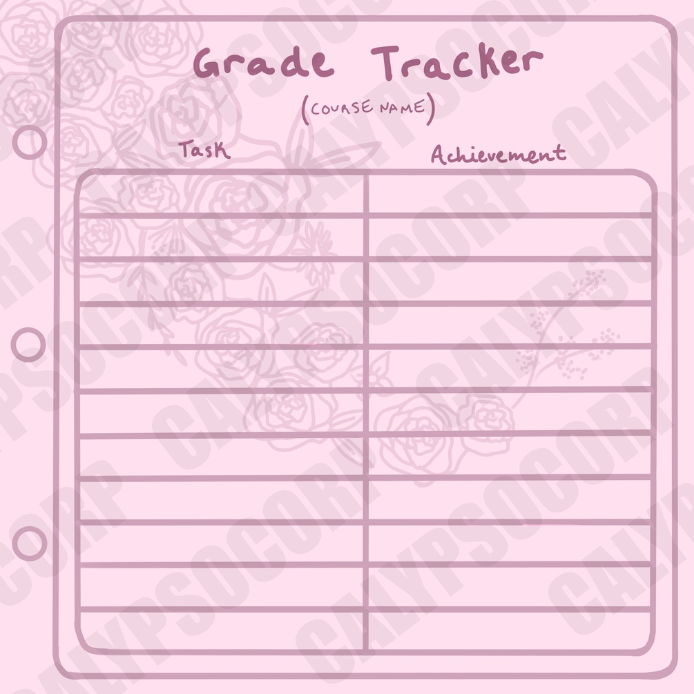 Downloadable Grade Tracker