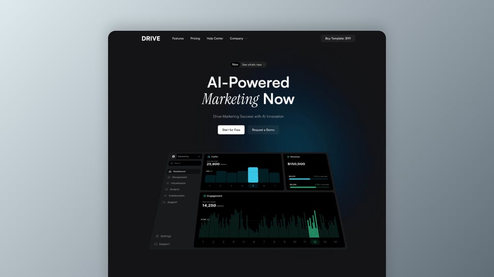Drive — Ai & SaaS Framer Template