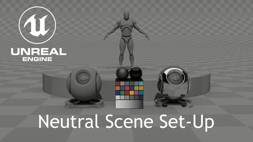 Unreal 5.2 - Neutral Lookdev Scene